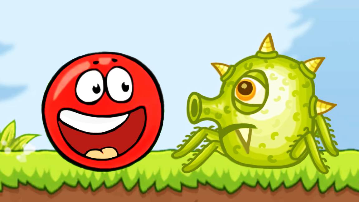 КРАСНЫЙ ШАРИК младший выбирается из плена #2 ИГРА Red Ball 5 на канале Мистер Игрушкин