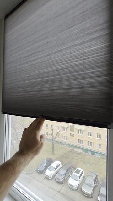 Шторы гофре на окна лоджии