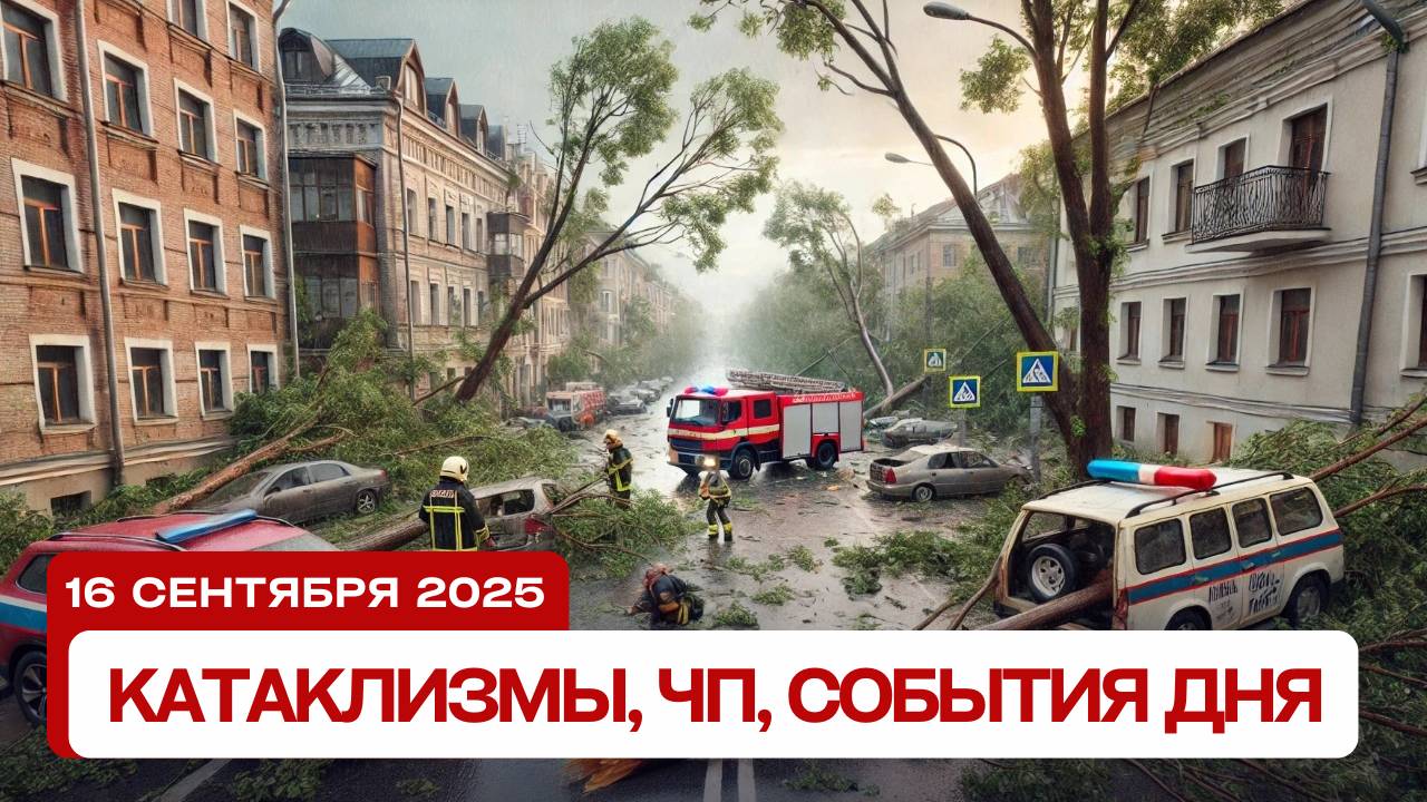 Катаклизмы сегодня 16.09.2025: Гроза в Поронайске, США, Британия,  Индия и Пакистан ушли под воду!