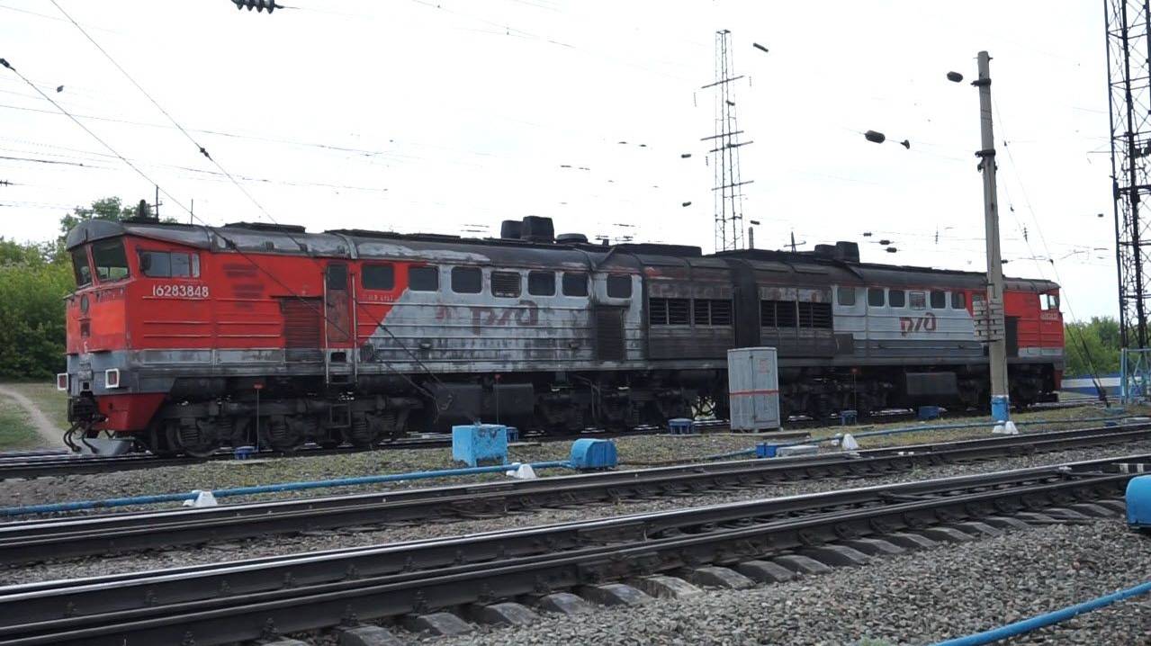 Тепловоз 2ТЭ10У-0192. Звук 10Д100.