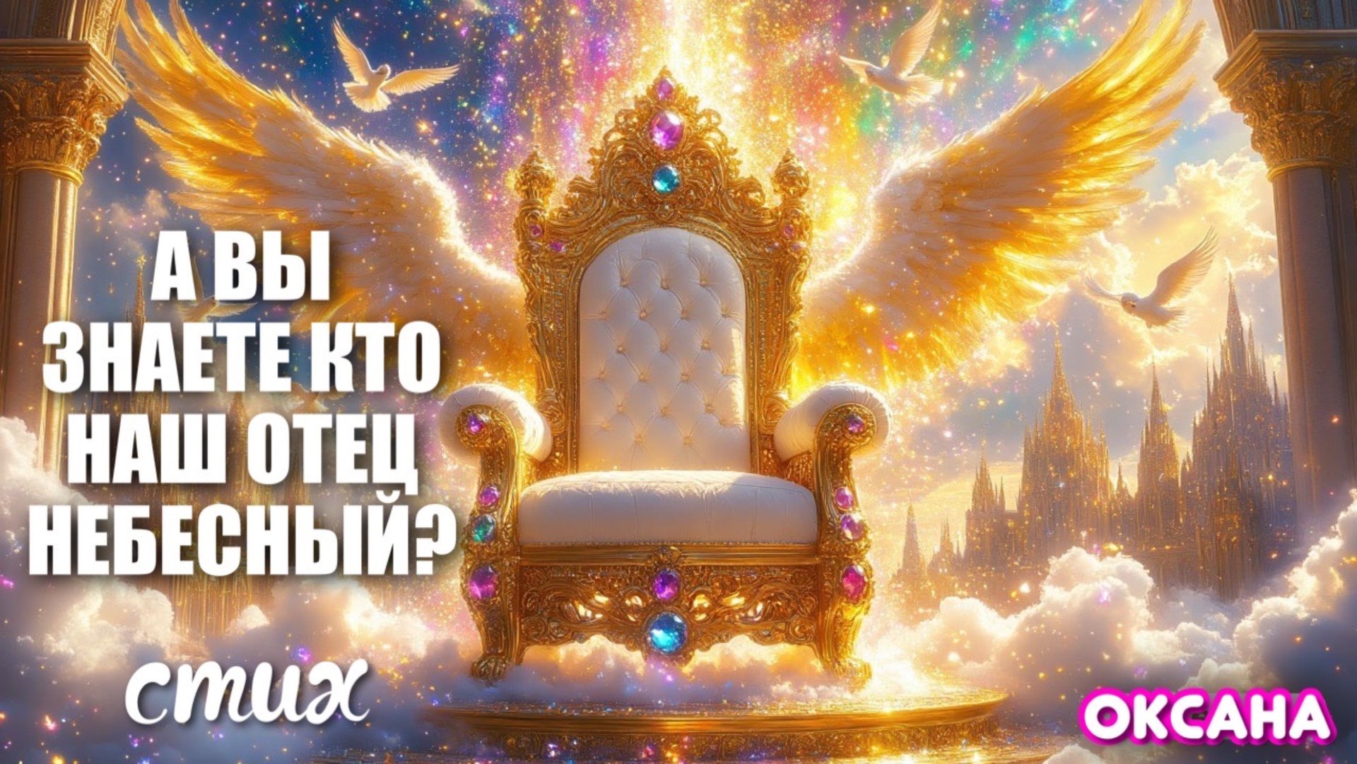 А ВЫ ЗНАЕТЕ КТО НАШ ОТЕЦ НЕБЕСНЫЙ? Стих. Оксана