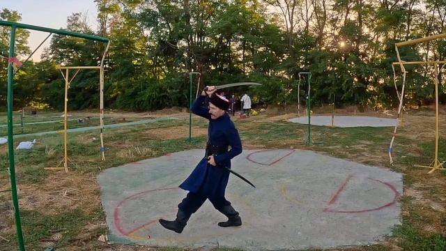 Квалификационные испытания на звание Мастер рубки шашкой спортсмена Ярославского отделения