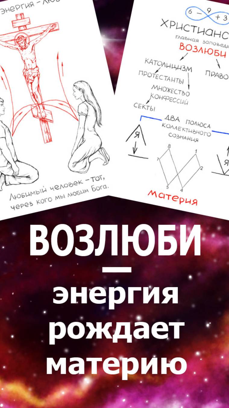 ВОЗЛЮБИ - энергия рождает материю. (Новокрещенова А.)