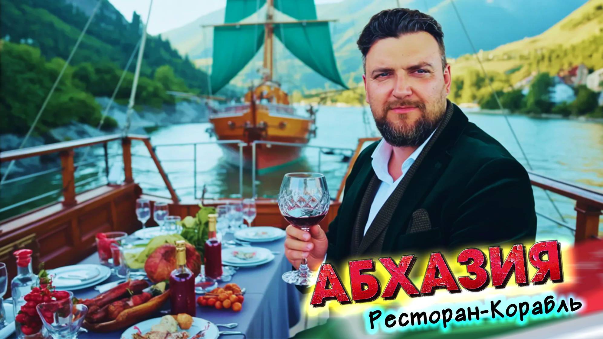 АБХАЗИЯ - ОТ УЖАСА ДО ВОСХИЩЕНИЯ! Новая Достопримечательность - Ресторан-Корабль! и озеро Рица