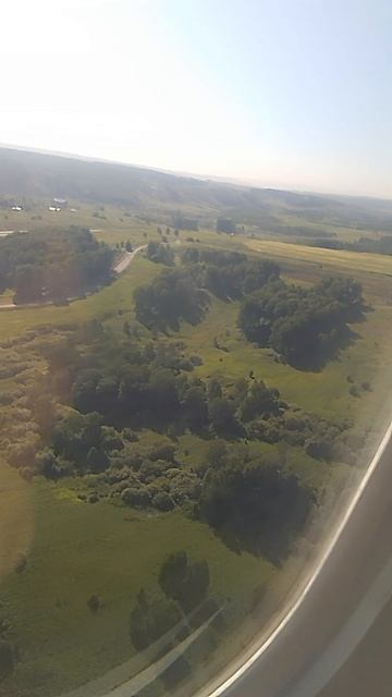 Прилёт в аэропорт Спиченково (NOZ) Новокузнецк / Красивый вид с Иллюминатора