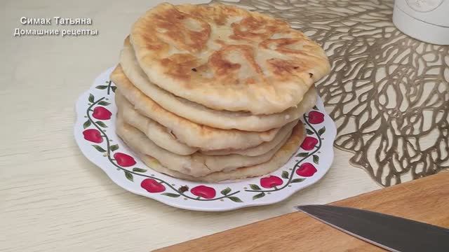 Лепешки с картошкой на сковороде