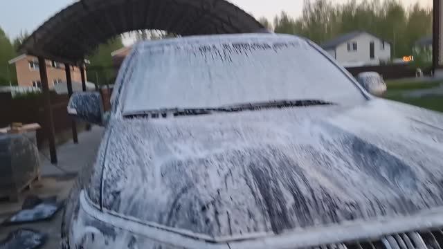 Как отмыть мошек с бампера автомобиля.