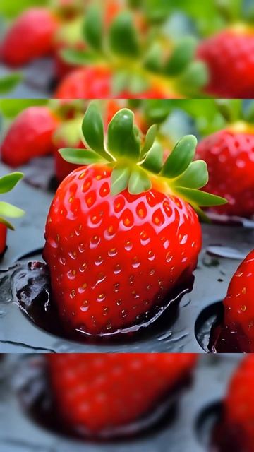 Спелая клубника, созданная нейросетью