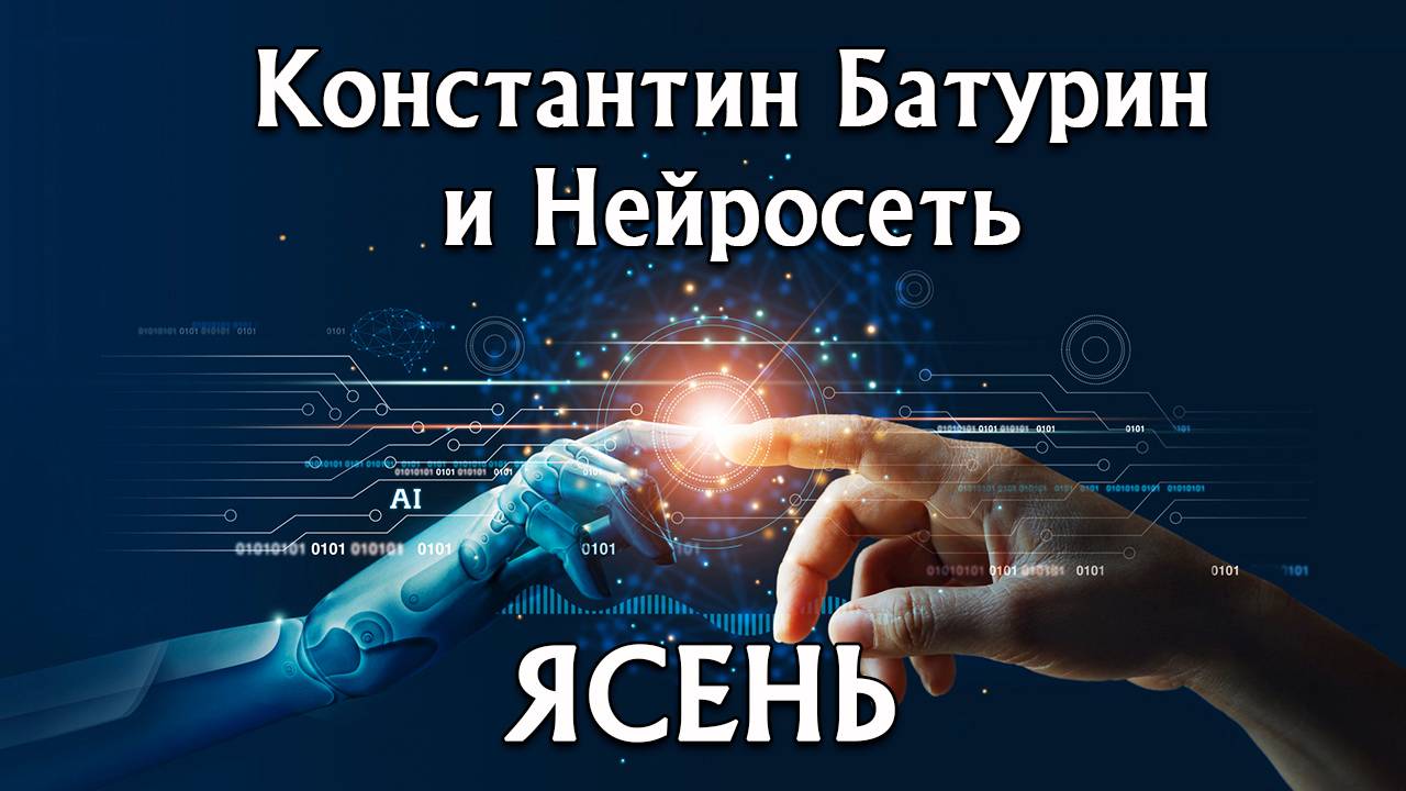 ЯСЕНЬ - Константин Батурин и Нейросеть