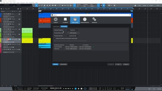 6 - Настройки программы - Audio setup