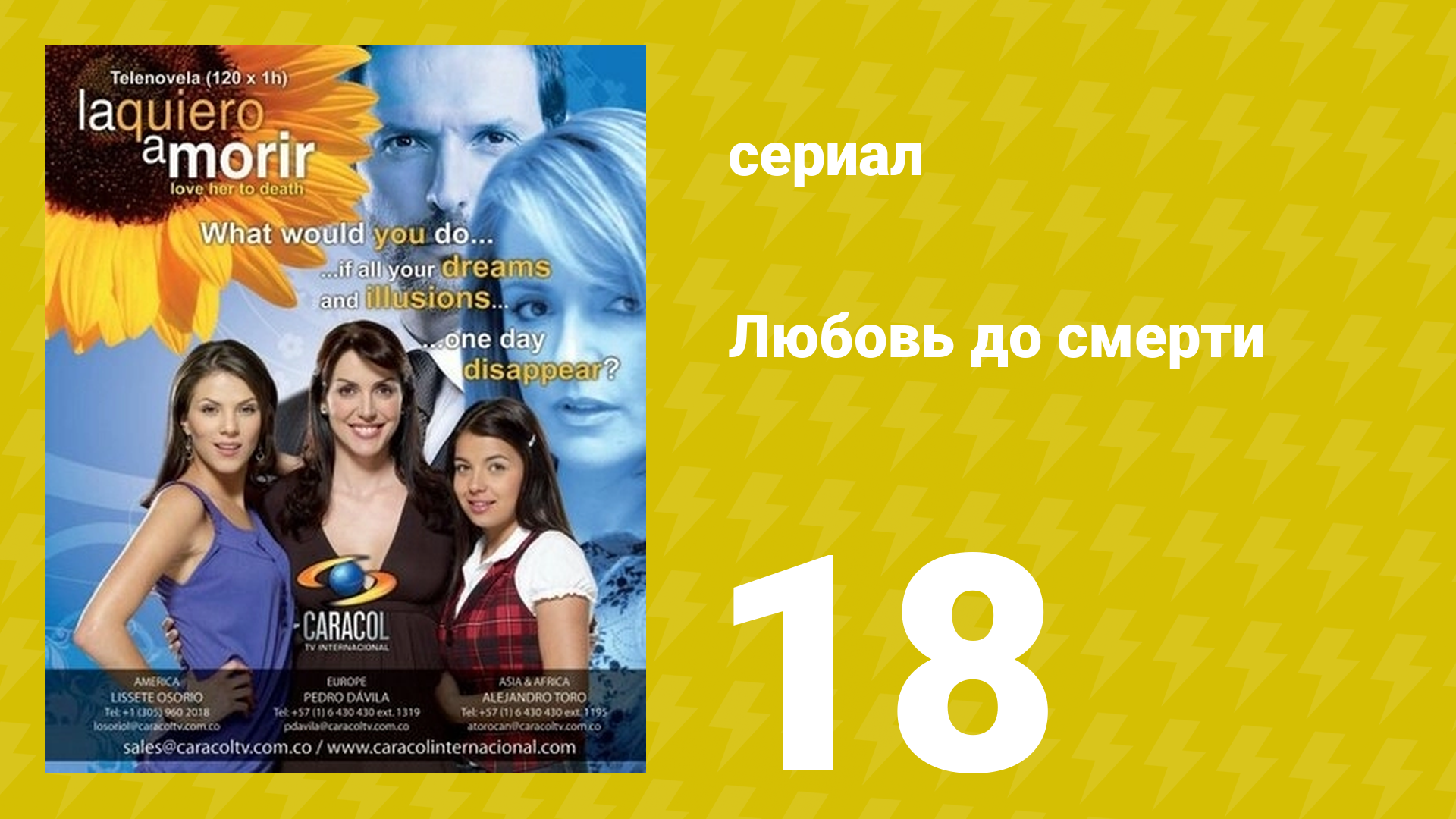 Любовь до смерти 18 серия «Кража» (сериал, 2008)