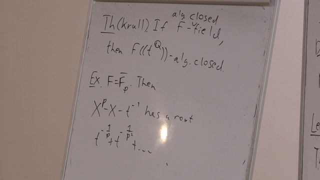 Ефимов А. Ряды Хана-Витта и K-теория аналитических колец, I. 04.08.2025