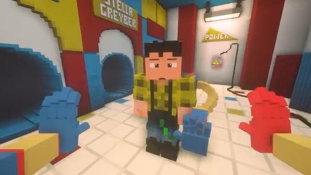 FUJA DE TODAS AS CRIATURAS DE POPPY PLAYTIME NO MINECRAFT !! O FILME