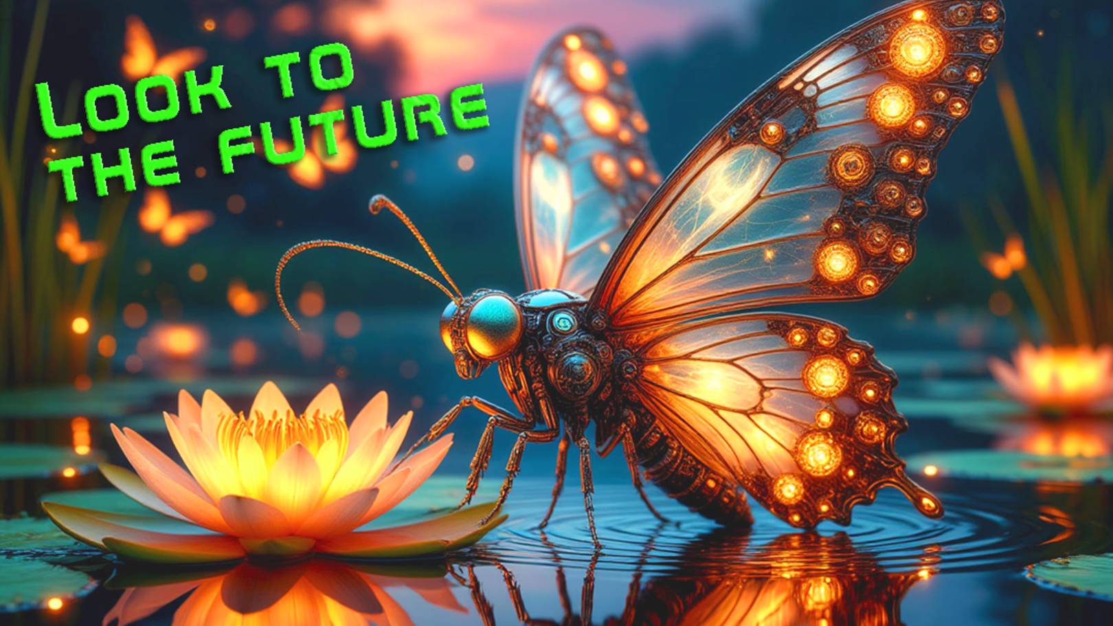 Мир природы 22 века будет наполнен кибер- существами!