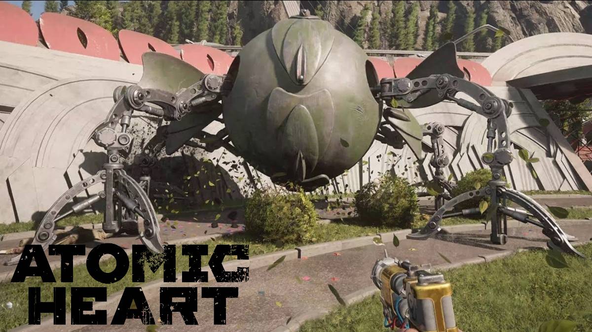 Atomic Heart Первый босс ежиха (Часть №8)