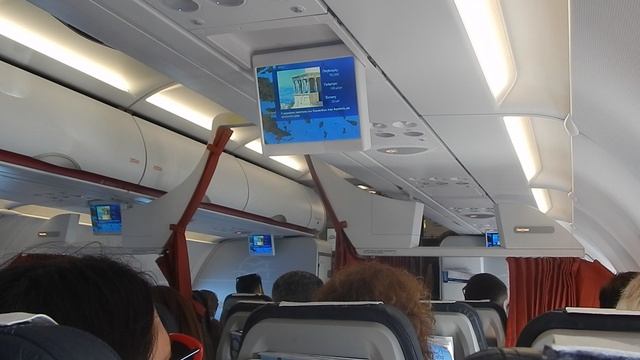 В самолёте над Грецией!