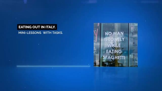 DIALOGUES: EATING OUT