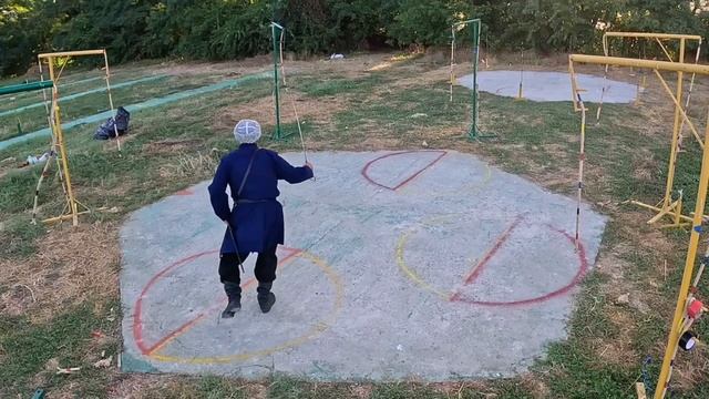 Квалификационные испытания на звание Мастер рубки шашкой спортсмена Московского областного отделения