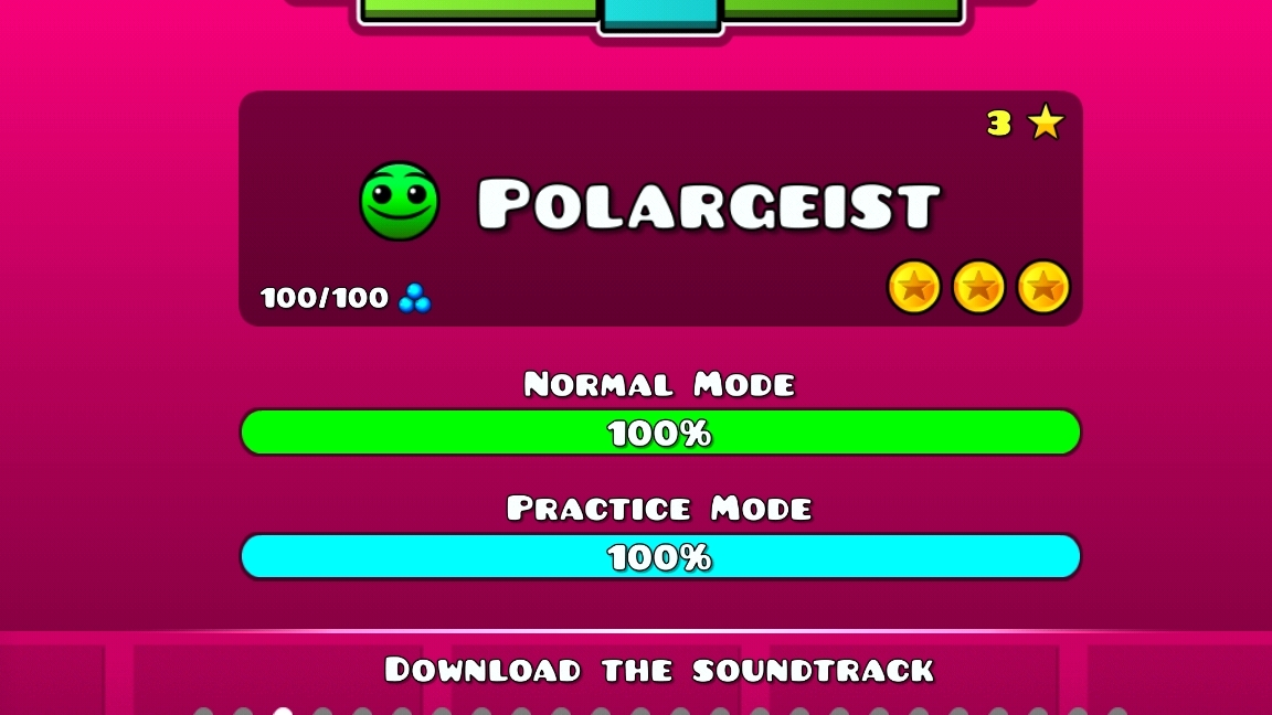 прохожу уровень polargeist geometry dash