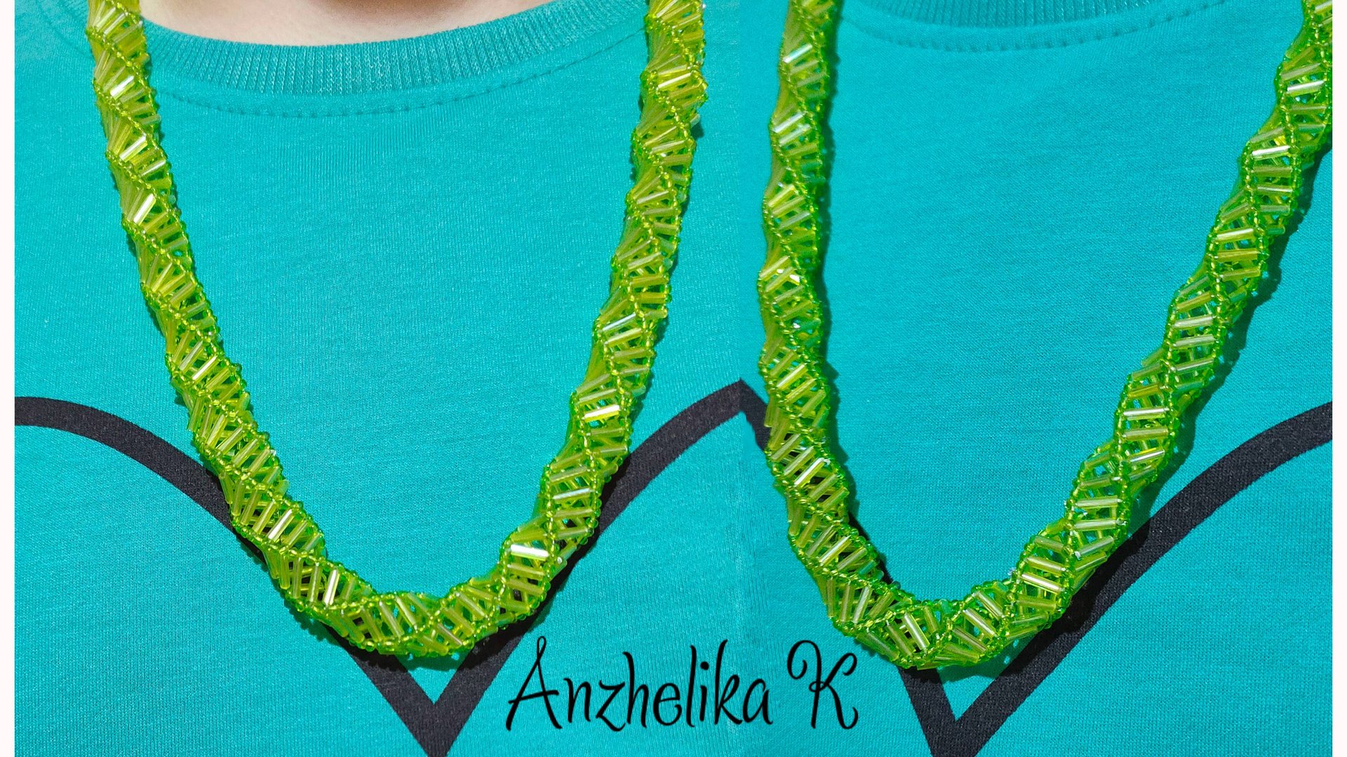 МК\Витой жгут из стекляруса и бисера. \Мастер класс!