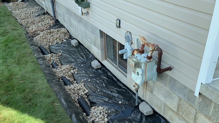 ЭТО САМЫЙ ЛУЧШИЙ ВАРИАНТ: Монтаж отмостки вокруг дома с дренажом