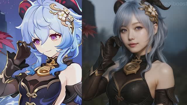 Что, если бы персонажи Ли Юэ из Genshin Impact существовали в реальной жизни 🗻✨