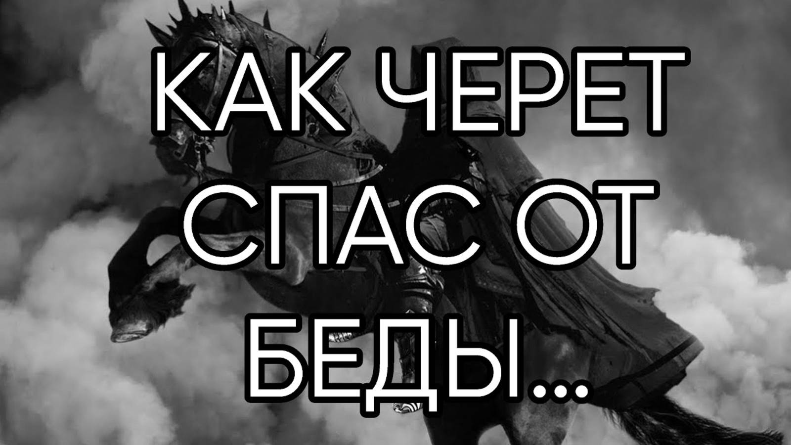 КАК ЧЕРЕТ  СПАС ОТ БЕДЫ…