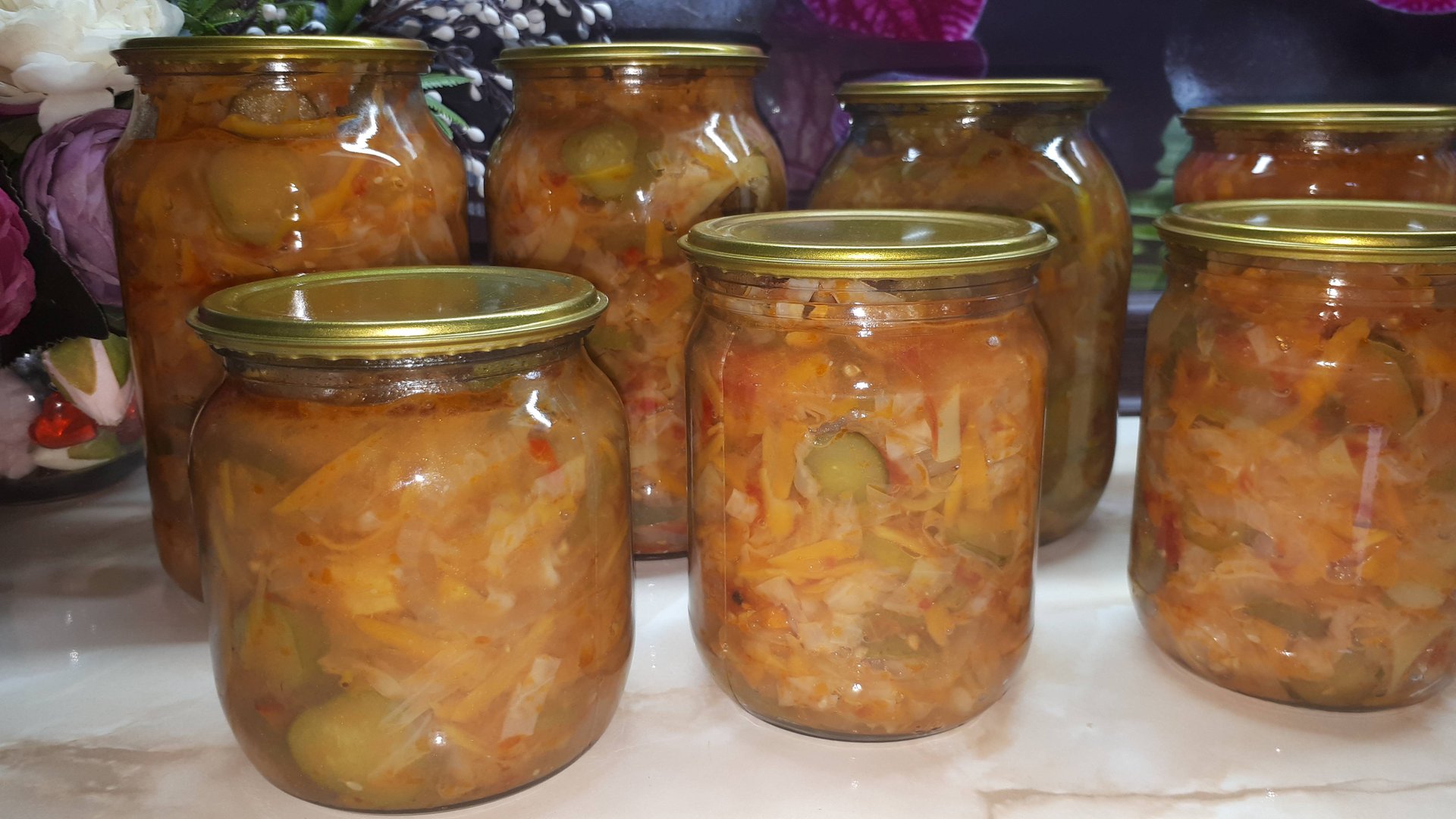 Салат «Кубанский» на зиму. Вкусная минутка от Натали.