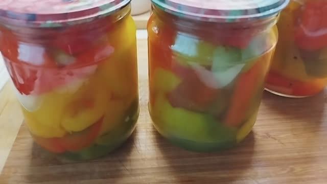 БОЛГАРСКИЙ ПЕРЕЦ в маринаде с маслом ОЧЕНЬ БЫСТРО