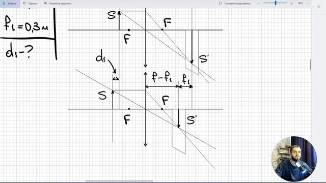 #11 Геометрическая оптика. Экран пододвигают к линзе.