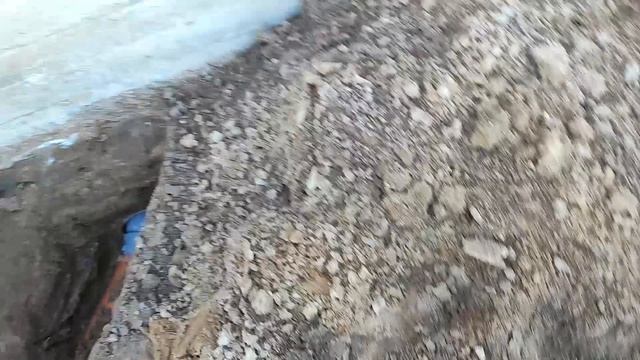 Утепление фундамента, ввод всех коммуникаций в дом, установка входной двери с терморазрывом