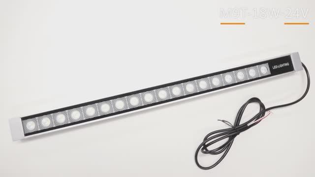 LED M9T-18W-24V - это серия плоских светильников с несколькими вариантами длины.