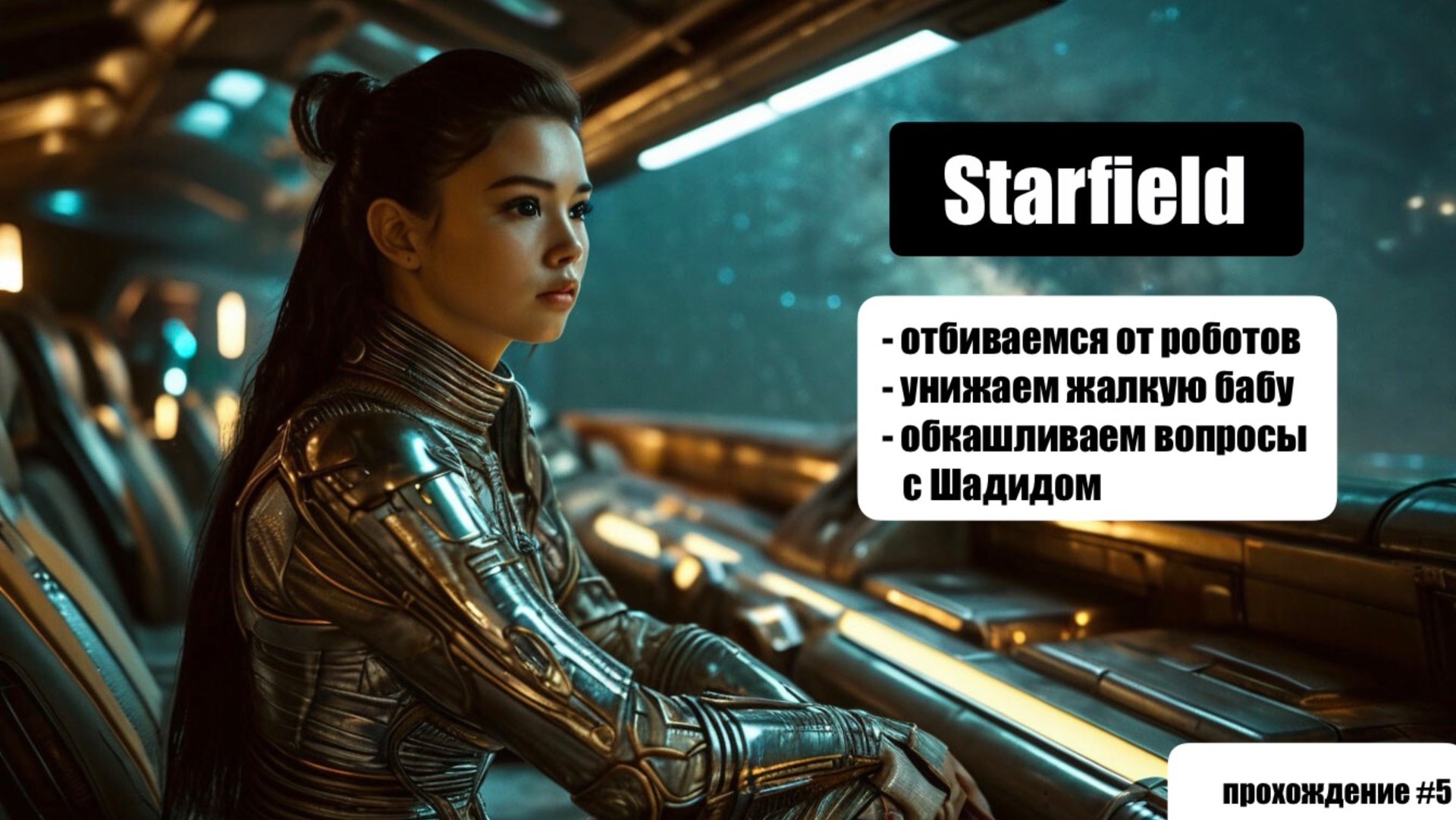 STARFIELD - ЖАЛКАЯ БАБА ПРОСИТ ПОЩАДЫ - БИТВА С РОБОТАМИ - АЛЕКС ШАДИД #5