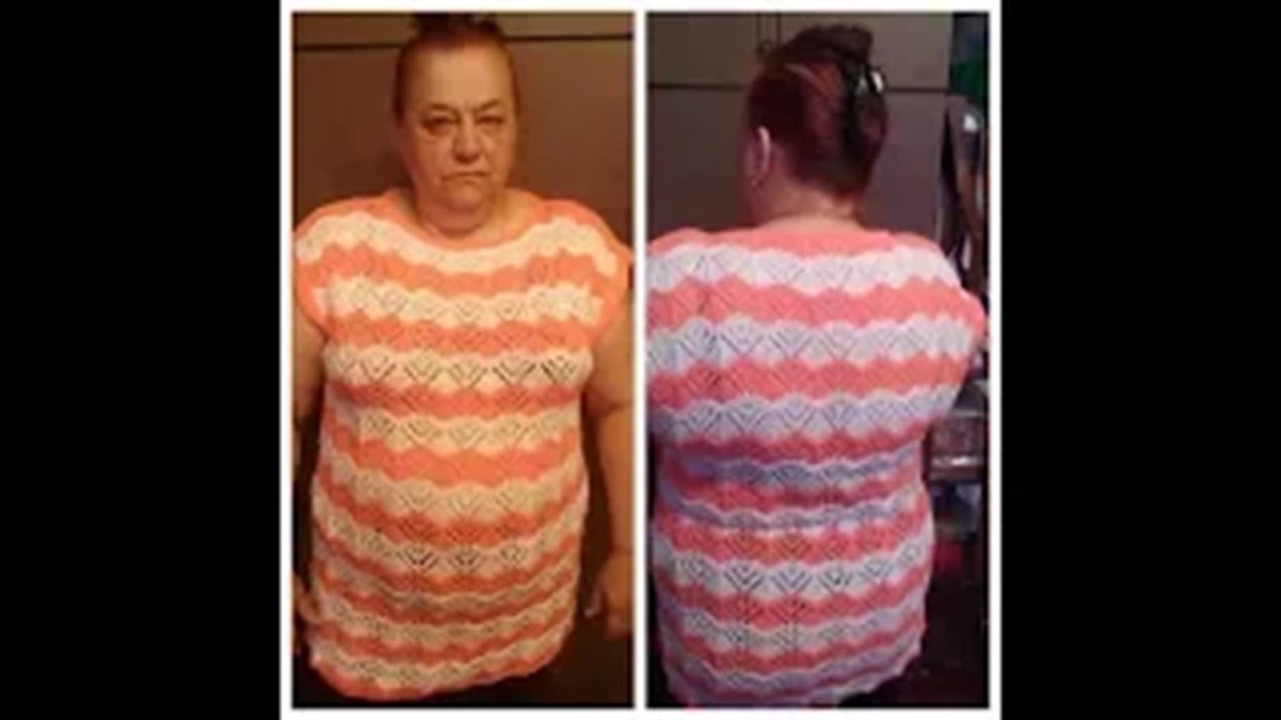 Полосатая туника Бело оранжевая - МК Узора