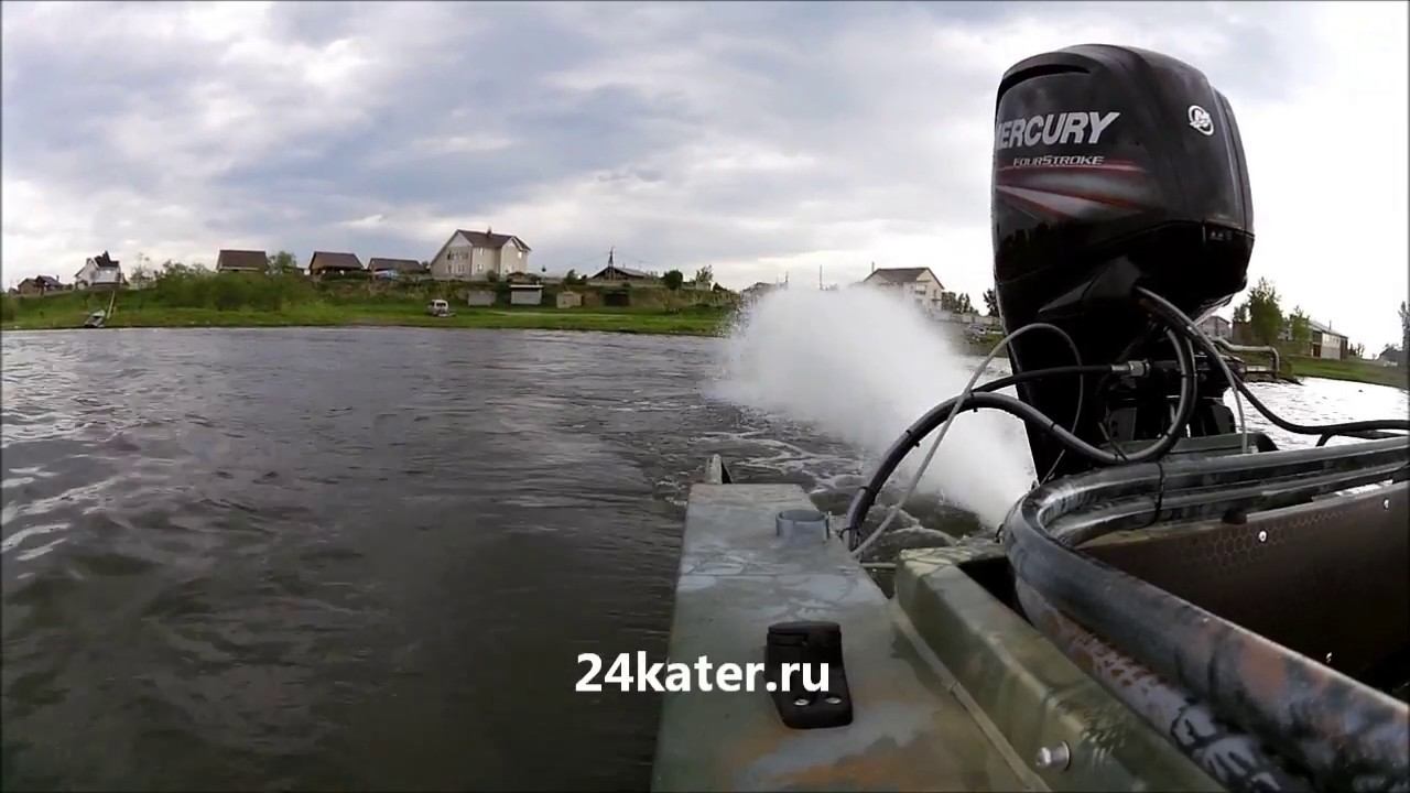 Лодка Русбот 47JET с Mercury 80Jet