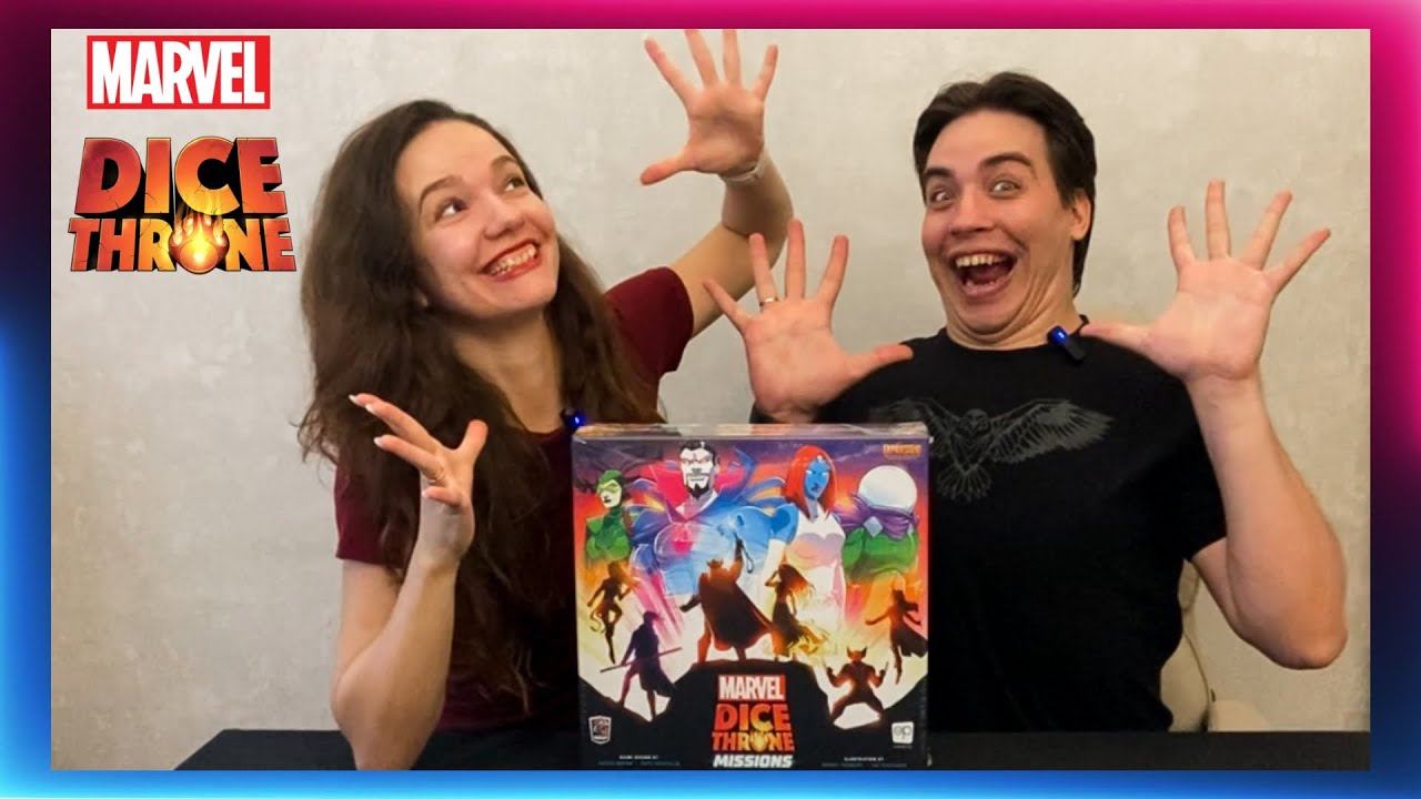 Трон Кубов Миссии Марвел | Marvel Dice Throne Missions | Распаковка | Обзор | Unboxing | Перевод