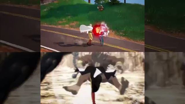 👊«Ванпанчмен» аниме версия против FORTNITE версии