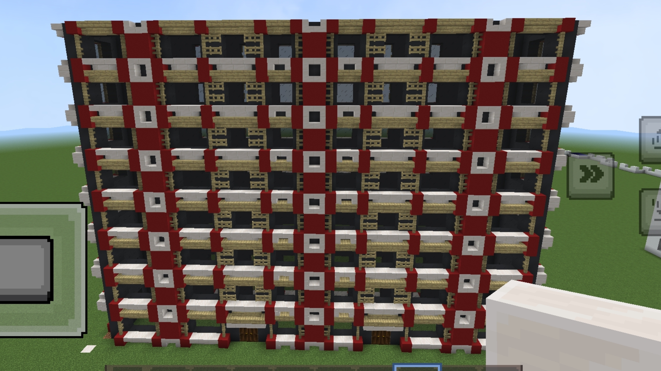 МНОГОЭТАЖКА В МАЙНКРАФТЕ  [там у меня дома который. я строил в других видео