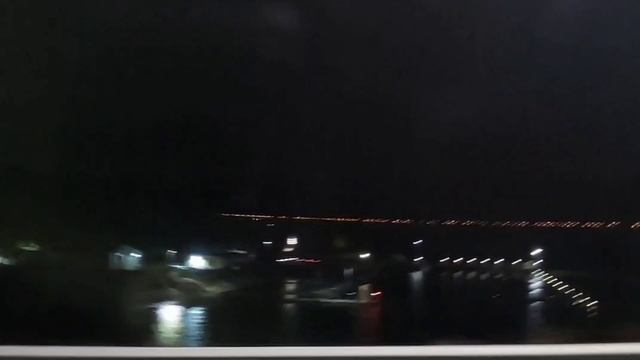 Вечер. Дорога Ульяновск- Димитровград на автобусе