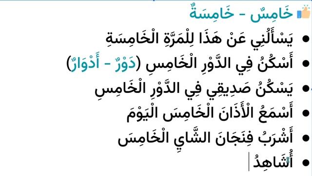 Начните сейчас! Арабский язык для начинающих. Урок 309