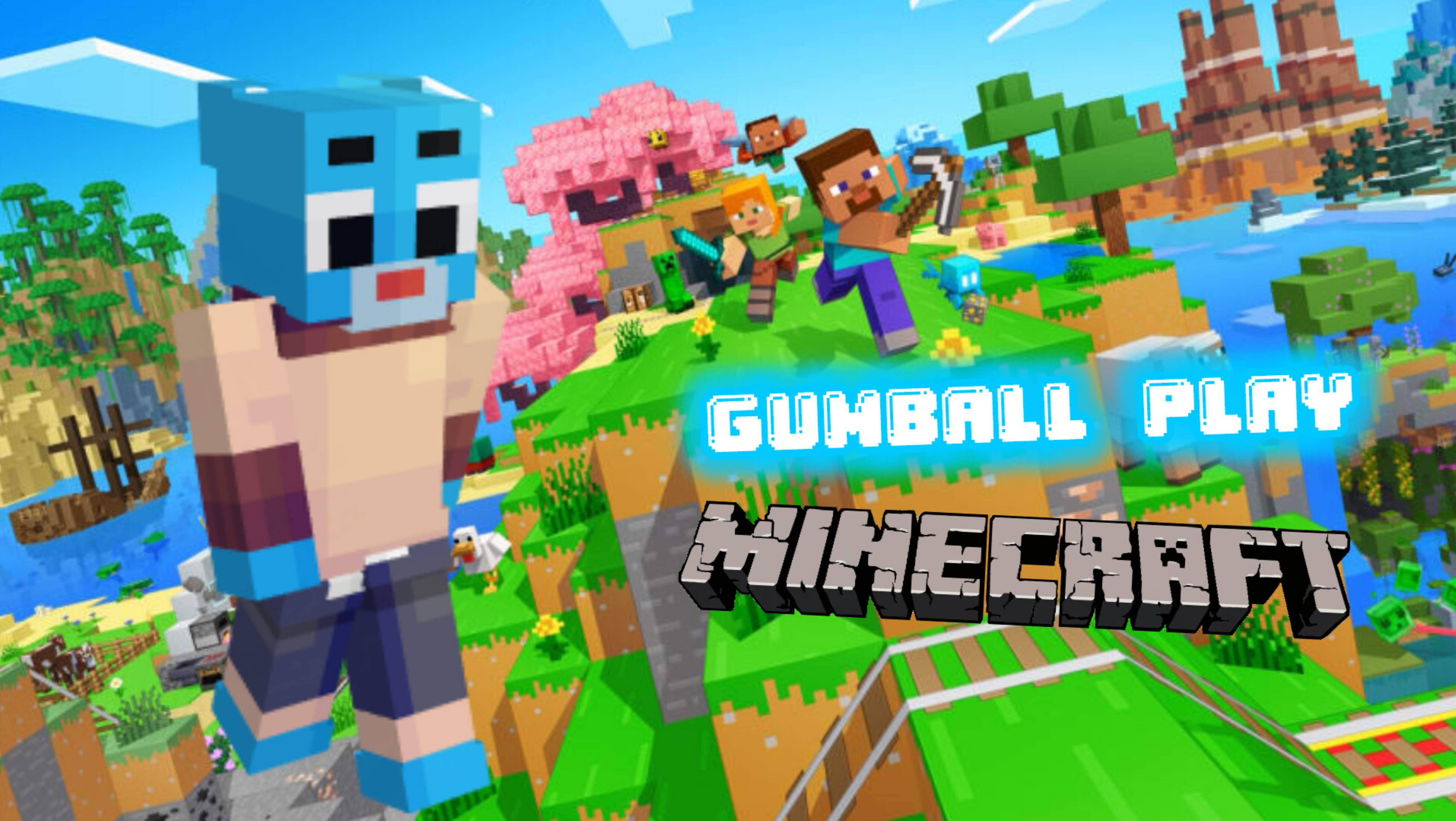 Gumball Play Minecraft #gumball #Minecraft #theawesogumball #gumballplay