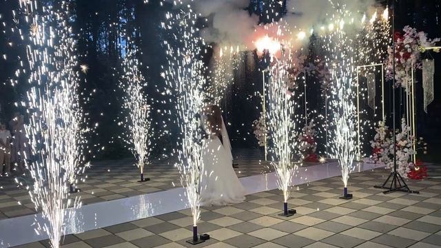 Пиротехнический водопад