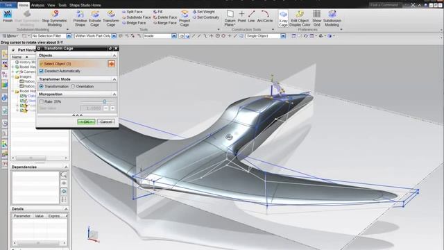 NX 9 Realize Shape