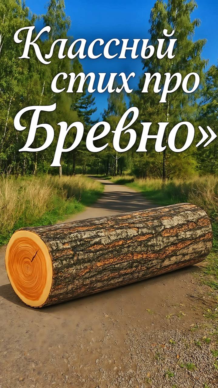 Стихотворение про Бревно. Стихи. Литература. Юмор. Шутки. Анекдоты. Приколы. Доброе дело. Скетч.