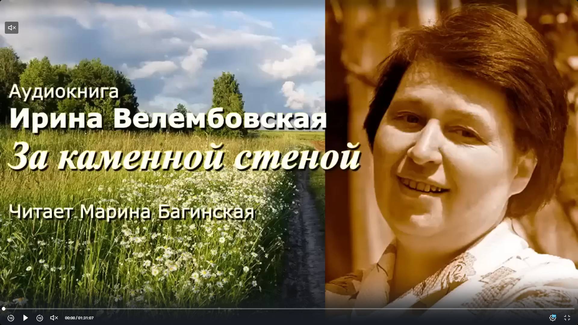 Аудиокнига Ирина Велембовская _За каменной стеной_ Читает Марина Багинская