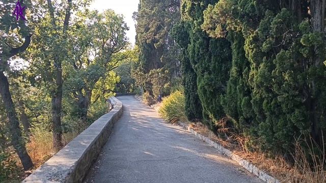 Крым. #ЮБК Гаспра. Самая верхняя тропинка в парке Харакс ведёт в тупик.. Часть 1. 16.09.25 #гаспра