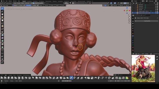 #2 Маша и модель для  3D печати