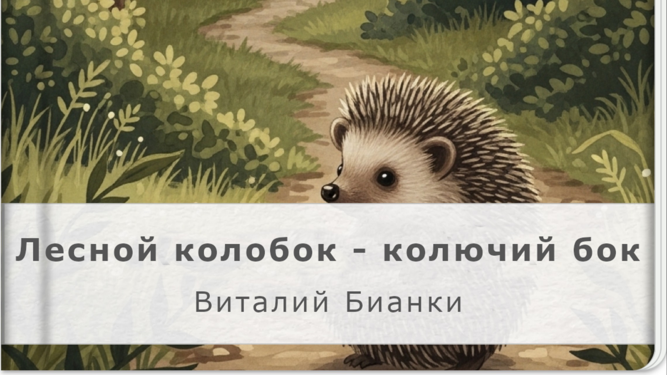 Лесной колобок - колючий бок Виталий Бианки