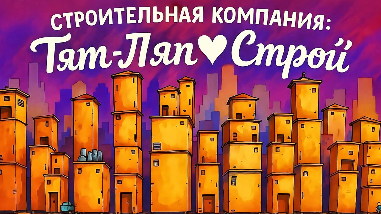 Песня про Тяп Ляп Строй. Строительная компания. Плохой застройщик. Ужасная недвижимость. Квартира.