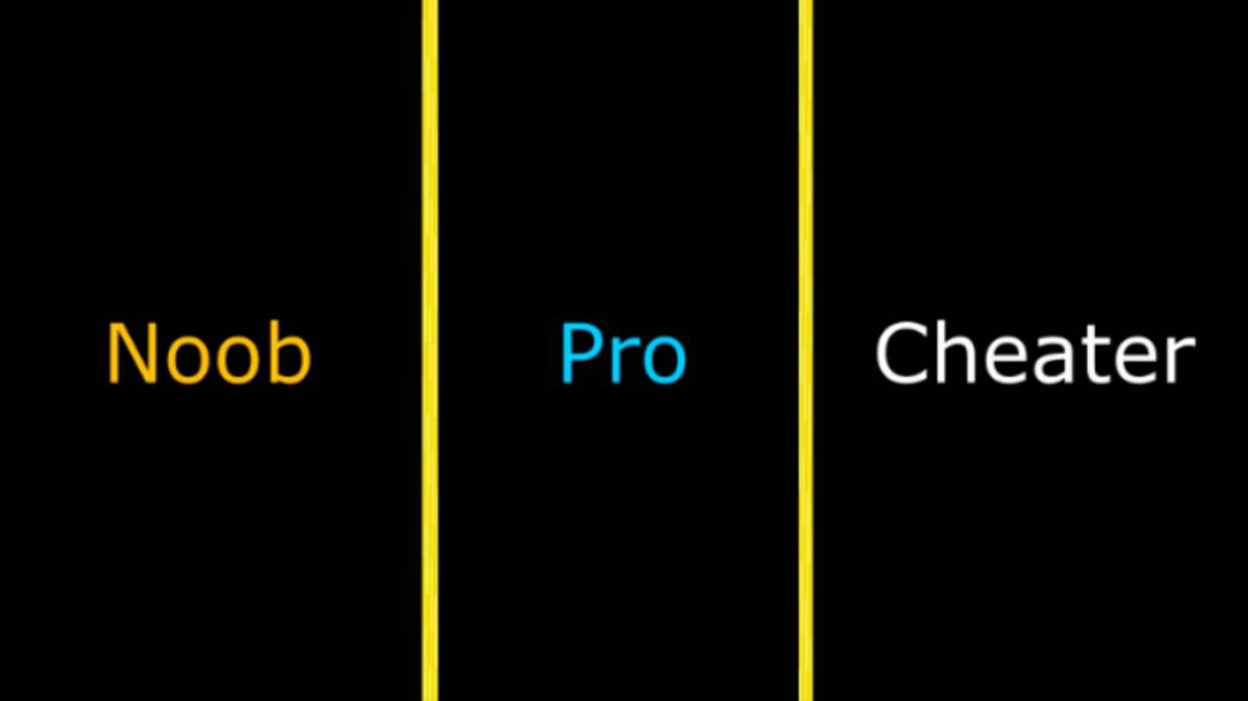 Как играют Noob, Pro, Cheater в Zombie Game